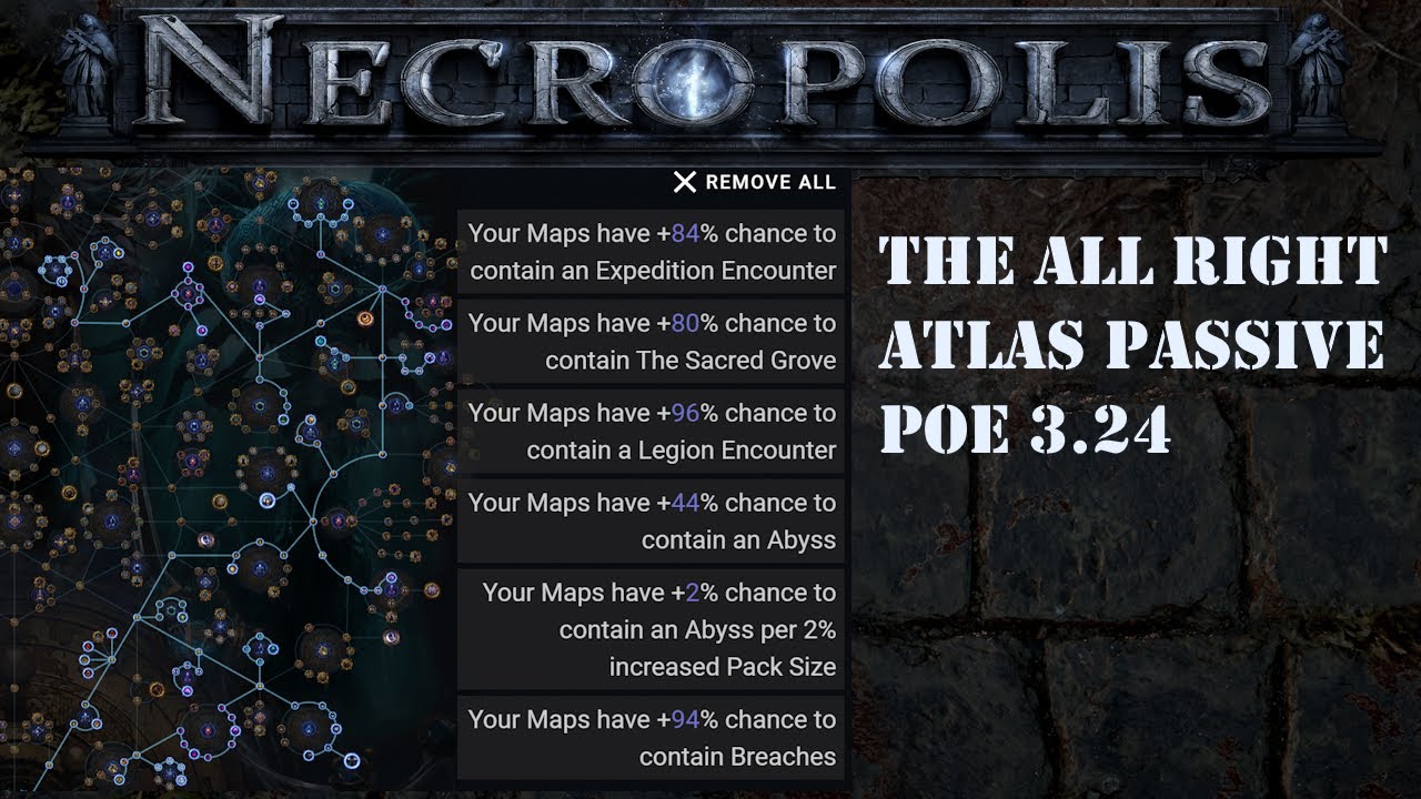 POE 3.24 ~ The All Right Atlas (Expedition+Harvest+Legion+Abyss+Breach ...