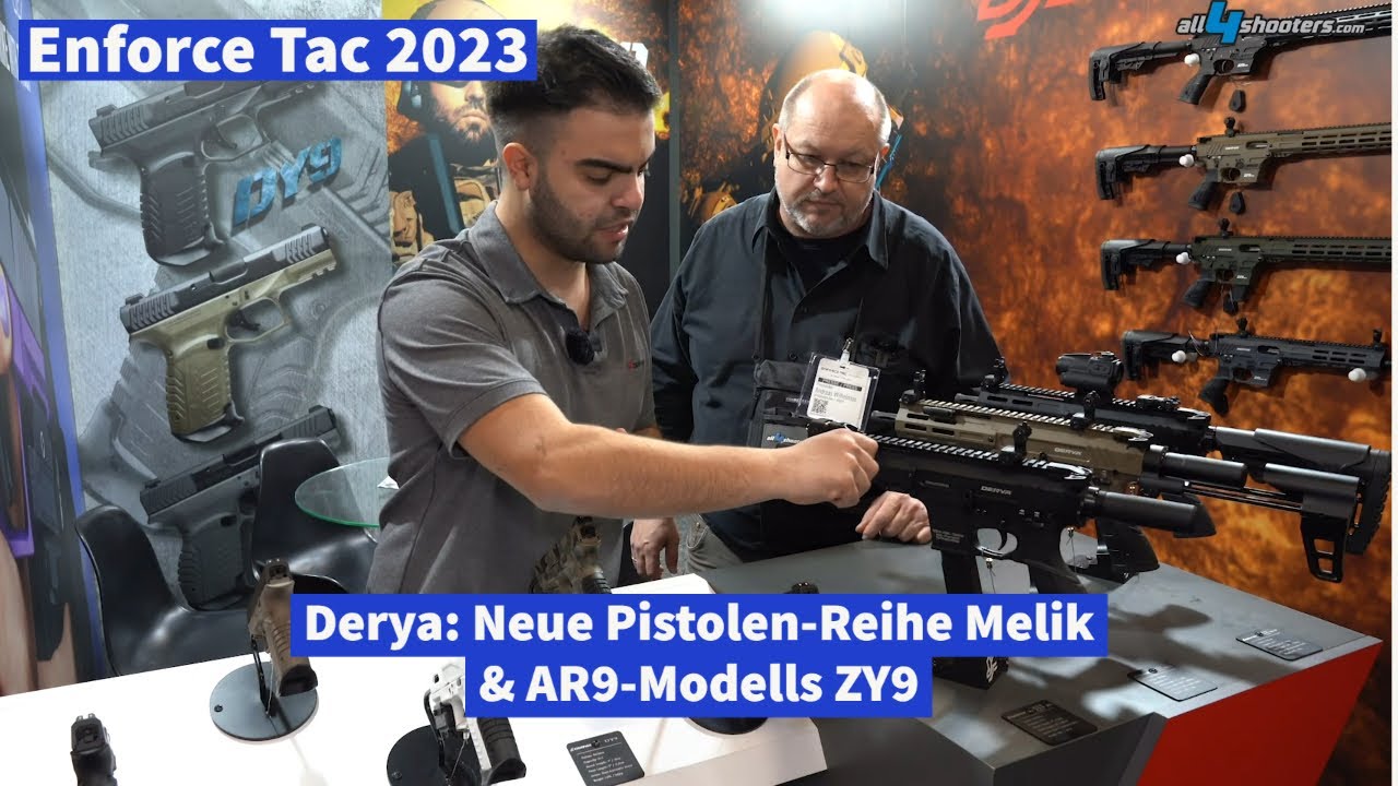 Enforce Tac 2023: Derya stellt seine neue Pistole Melik vor und neue ...