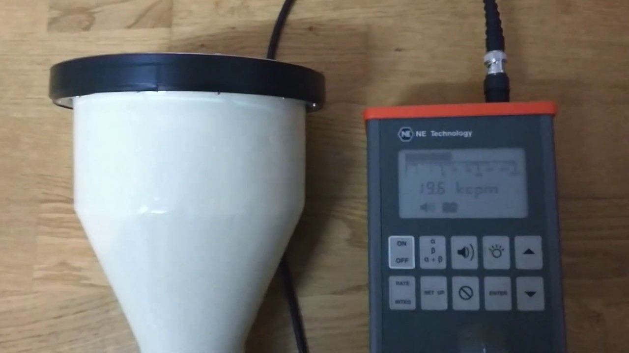 Ne Technology Rate Meter with a Low Energy Probe 1667A - YouTube