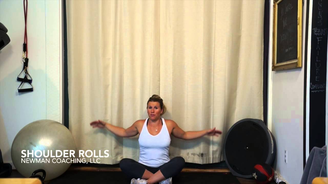 Shoulder Rolls - YouTube