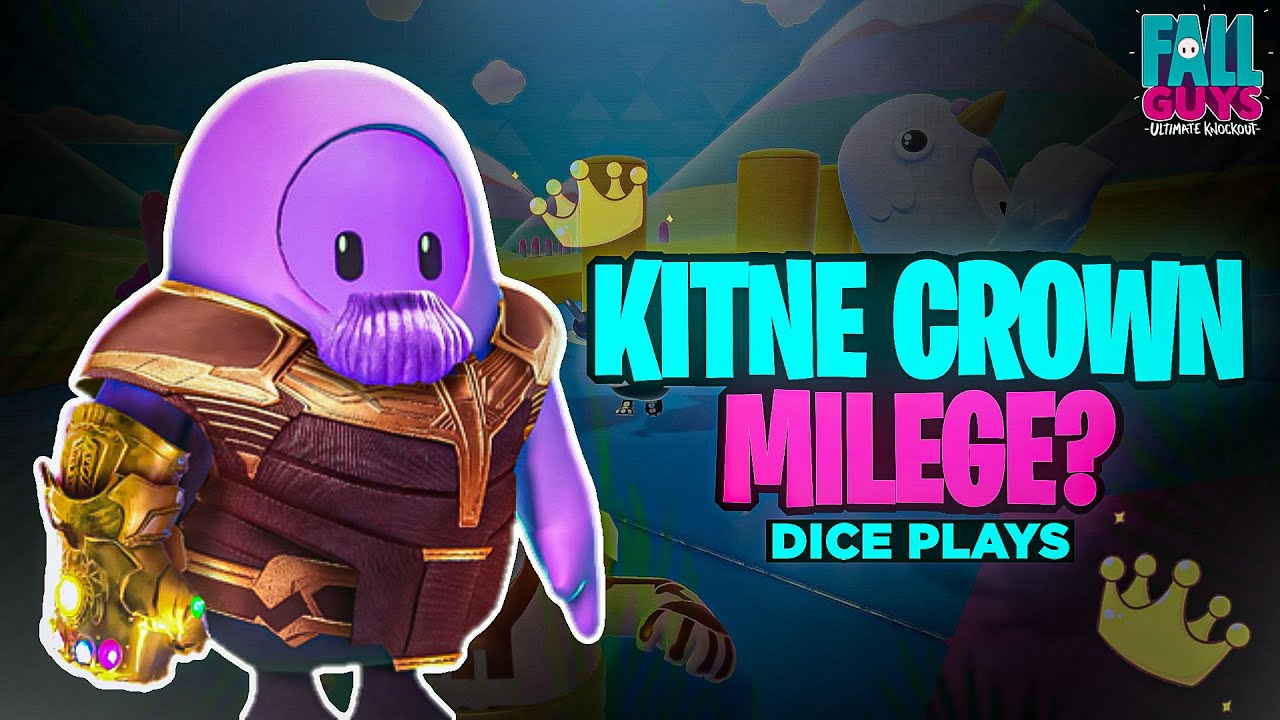 Fall Guys : Ultimate Knockout !facecam Dice gaming CROWN - YouTube
