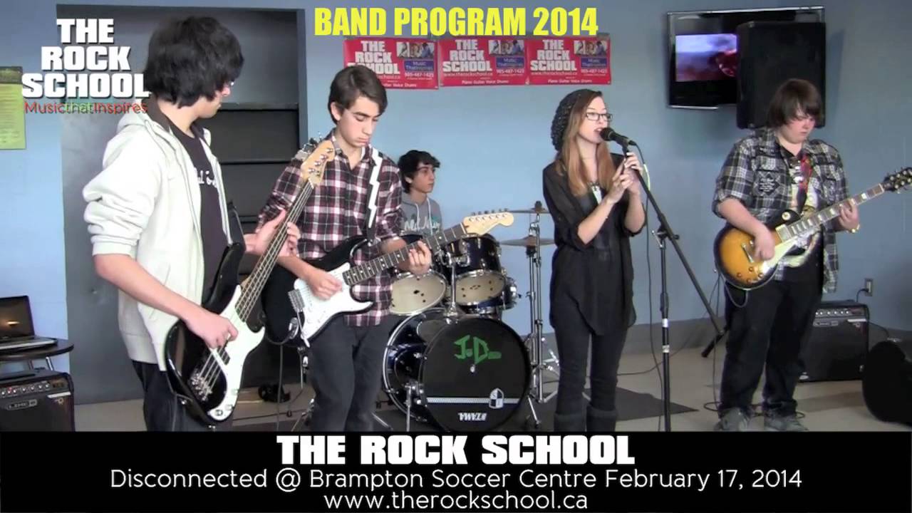 Disconnected - The Rock School Band Program Winter 2014 - YouTube