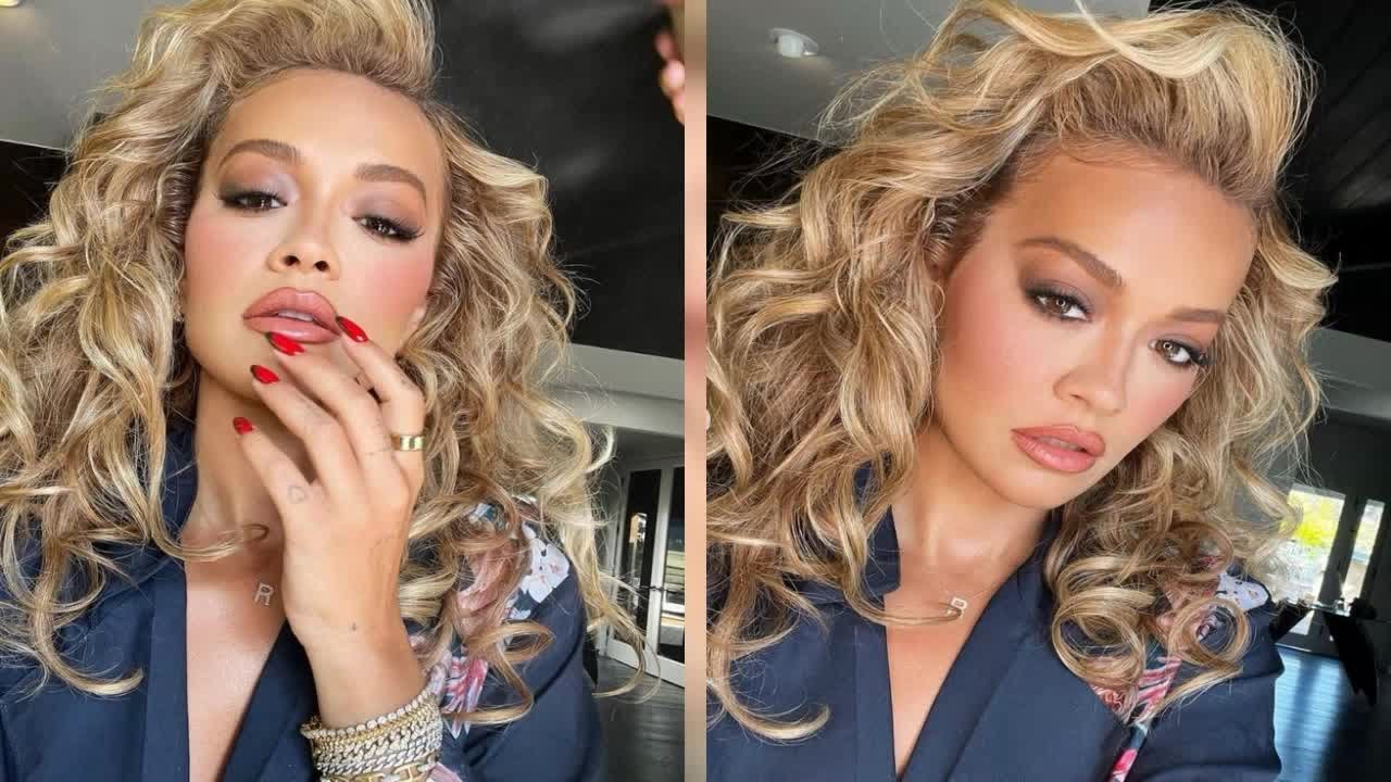 Rita Ora Sets Pulses Racing As She Shows Off Glam New Look In Sultry