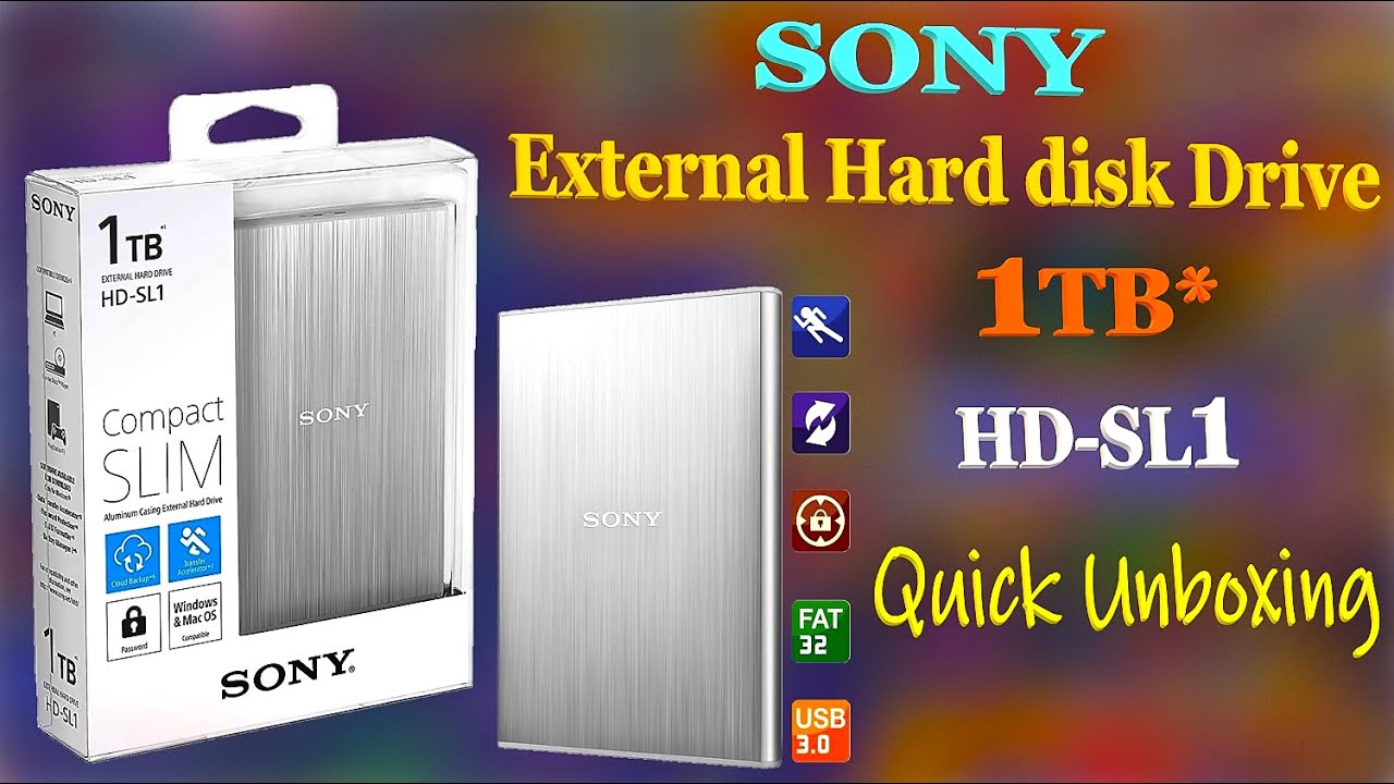 The Most Affordable External Hard Disk Drive 😱| Sony 1TB External Hard ...