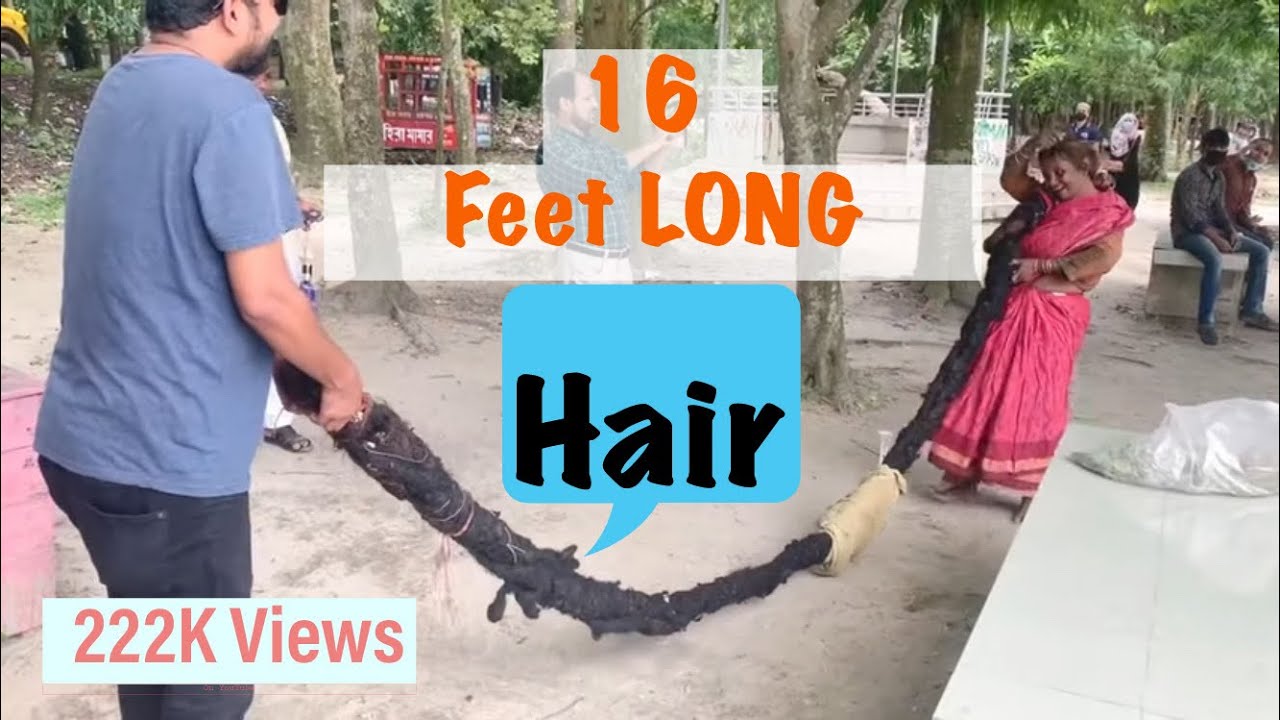 16 feet long hair - YouTube