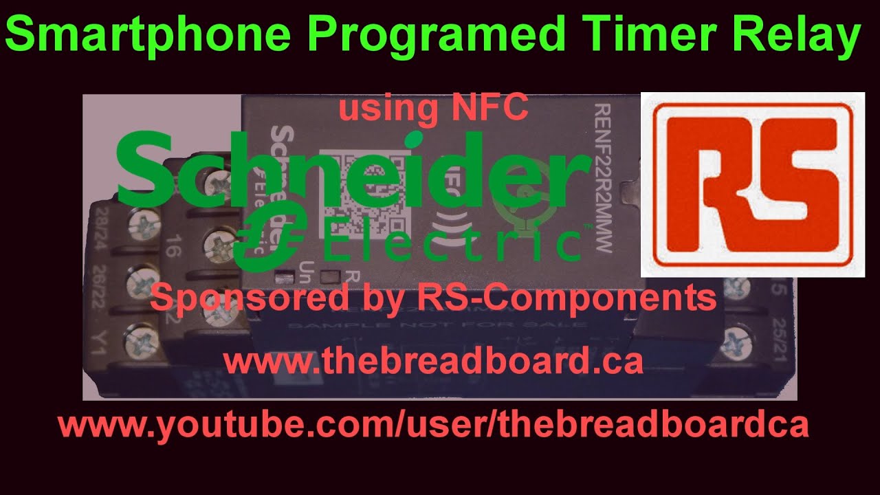 NFC Programmable Industrial Timer Relay - YouTube