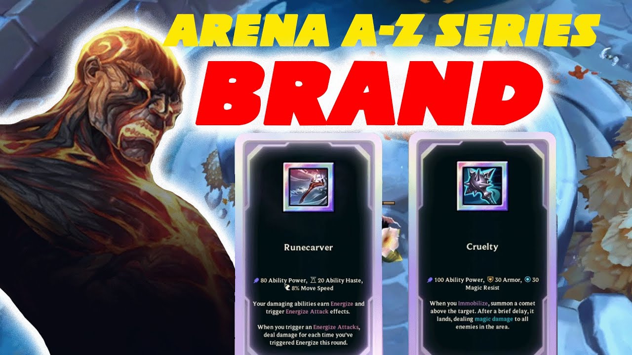 Runecarver on Brand does Absurd Damage!! Arena A-Z Series EP. 16 BRAND ...