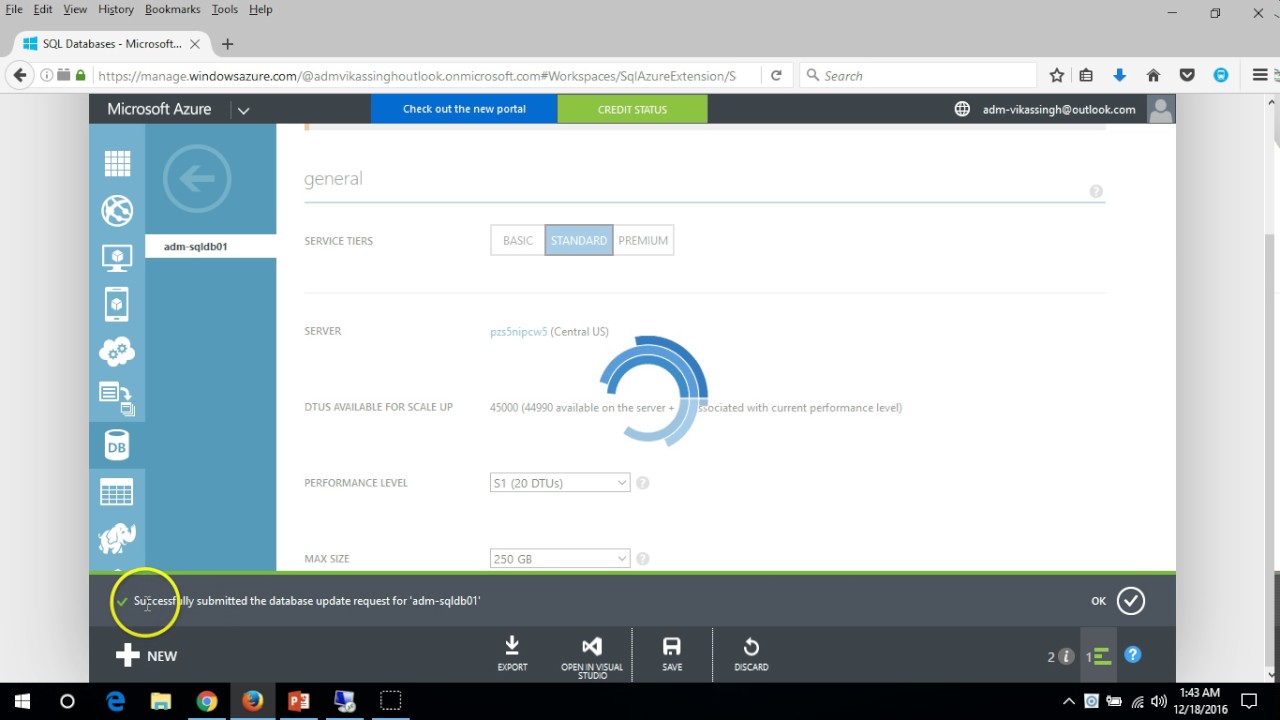 How To Deploy Sql Server Database On Microsoft Azure Step By Step Youtube 6915