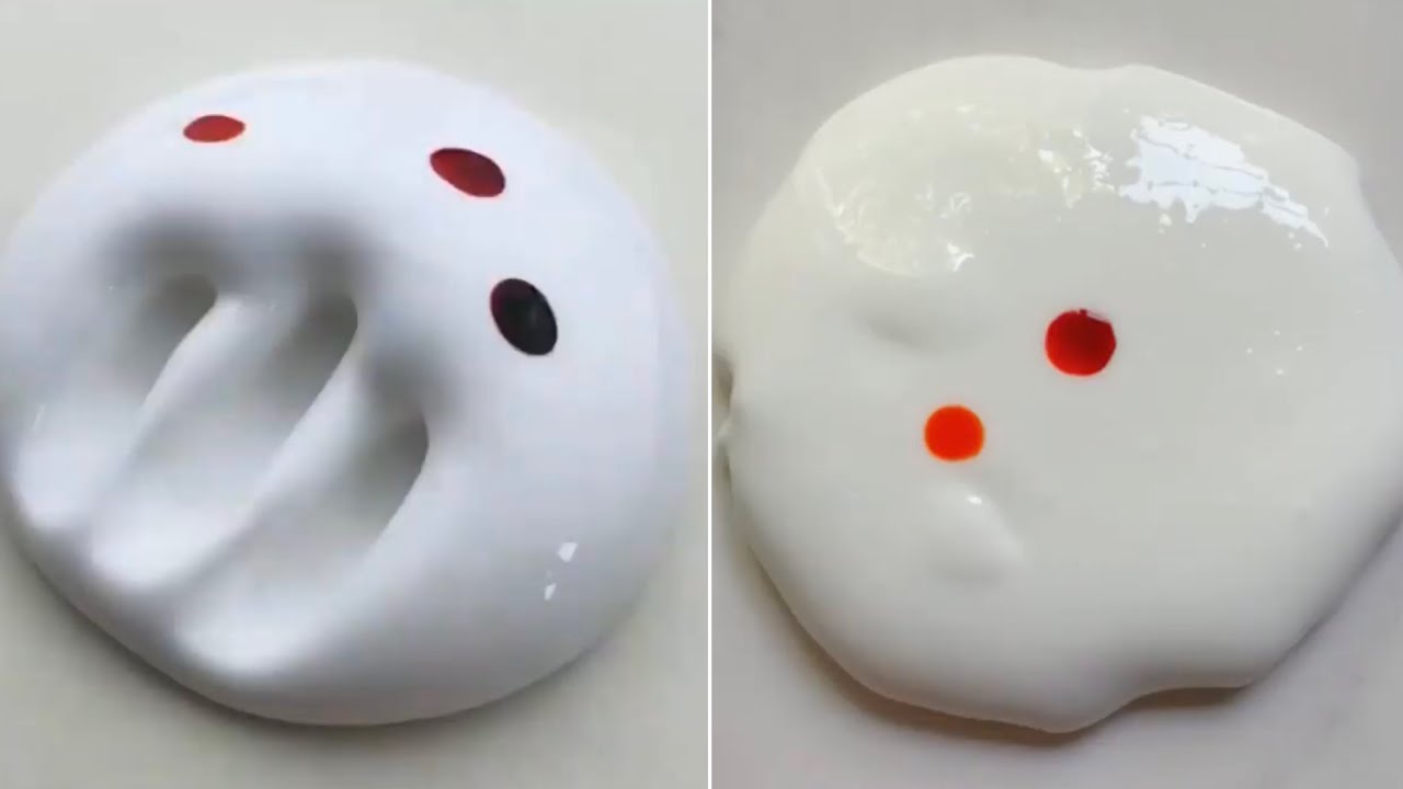 Pigment slime mixing || Best Satisfying slime coloring ASMR compilation ...