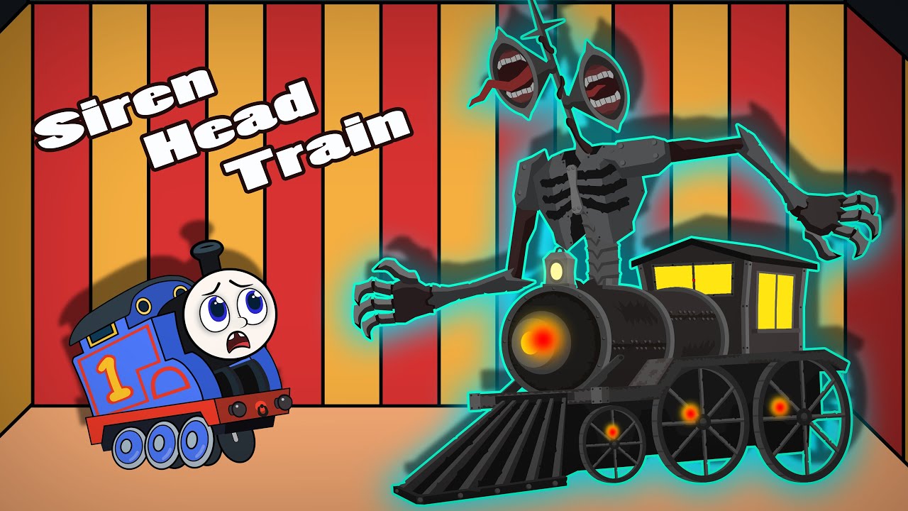 Thomas VS Siren Head Train Locomotive #soloanimation - YouTube