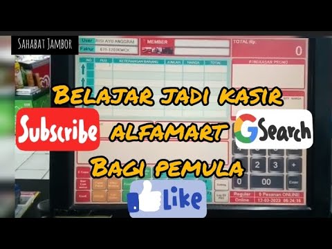 BELAJAR JADI KASIR ALFAMART
