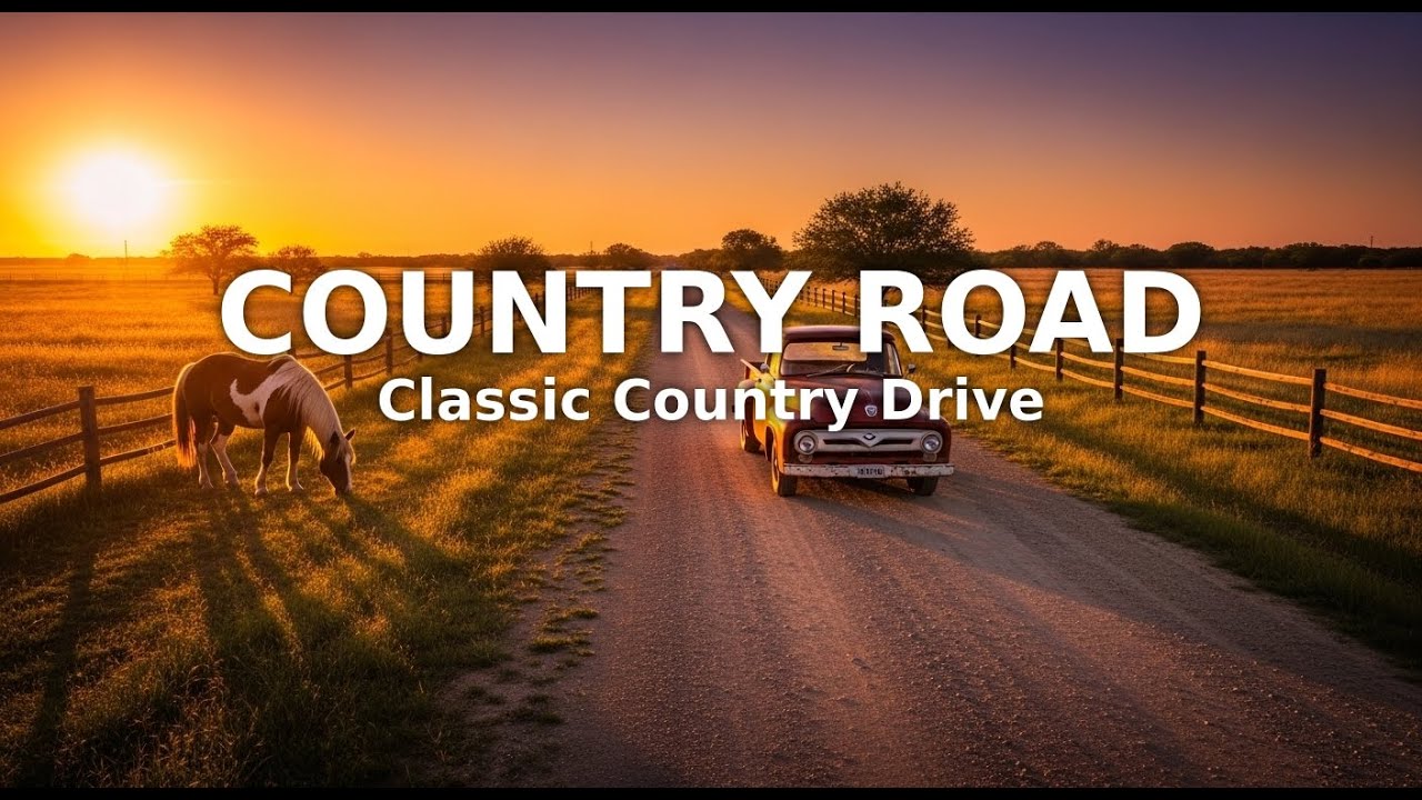 COUNTRY ROAD · Classic Country Drive · Best Country Hits for Open Road ...