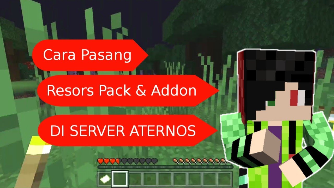 CARA PASANG BEHAVIOR DAN RESORS PACK DI ATERNOS MCPE - YouTube