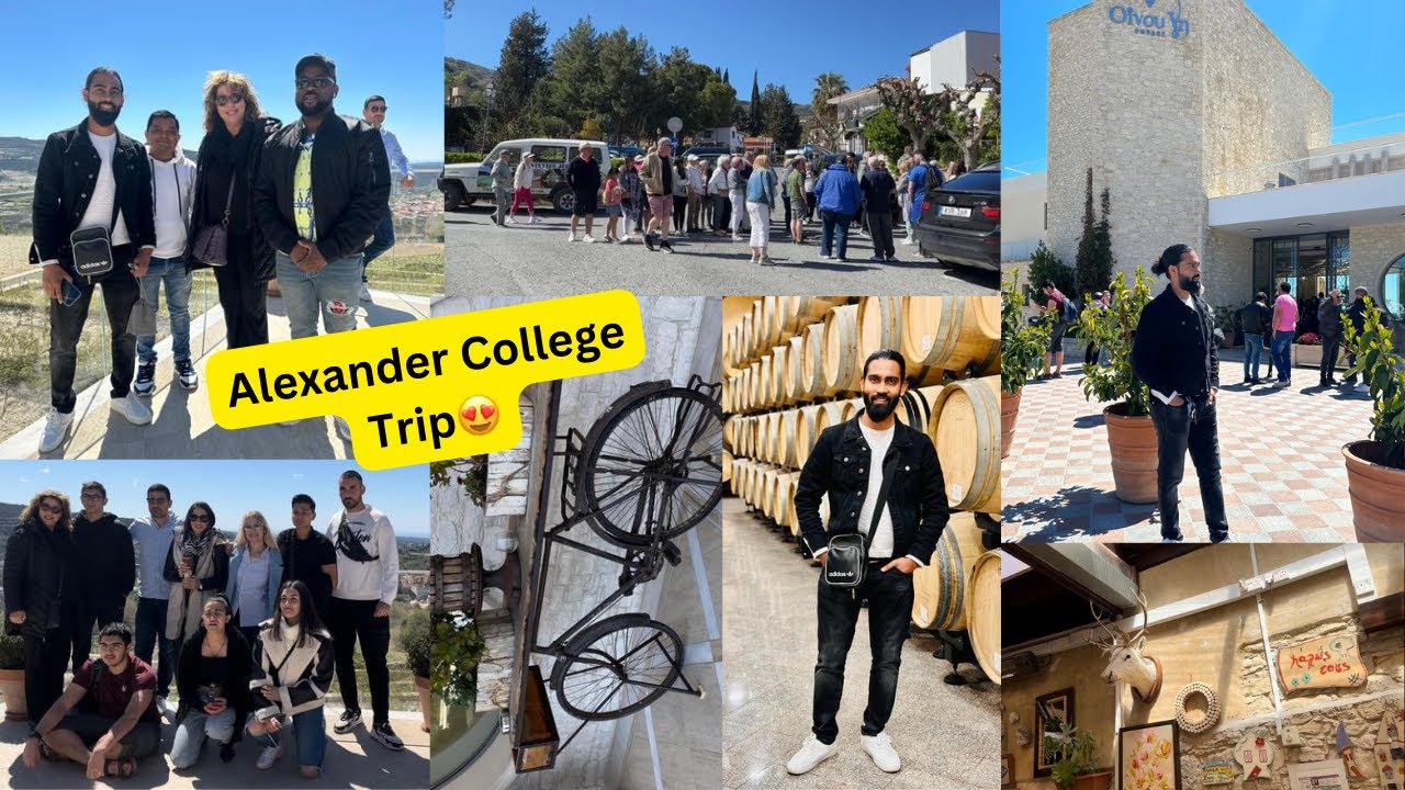 Alexander College Trip/Cyprus most Famous tourism village/Cyprus Wine ...