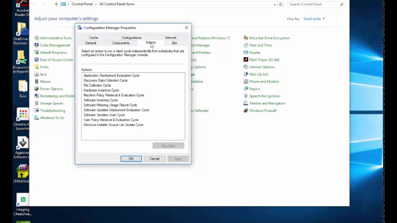 CONFIG MAN VIA CONTROL PANEL - YouTube
