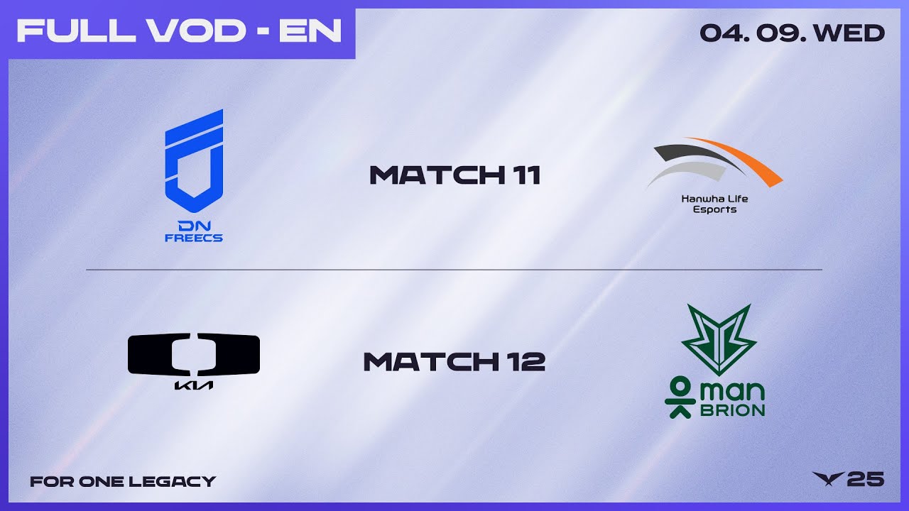 DNF vs HLE - DK vs BRO | 2025 LCK - YouTube