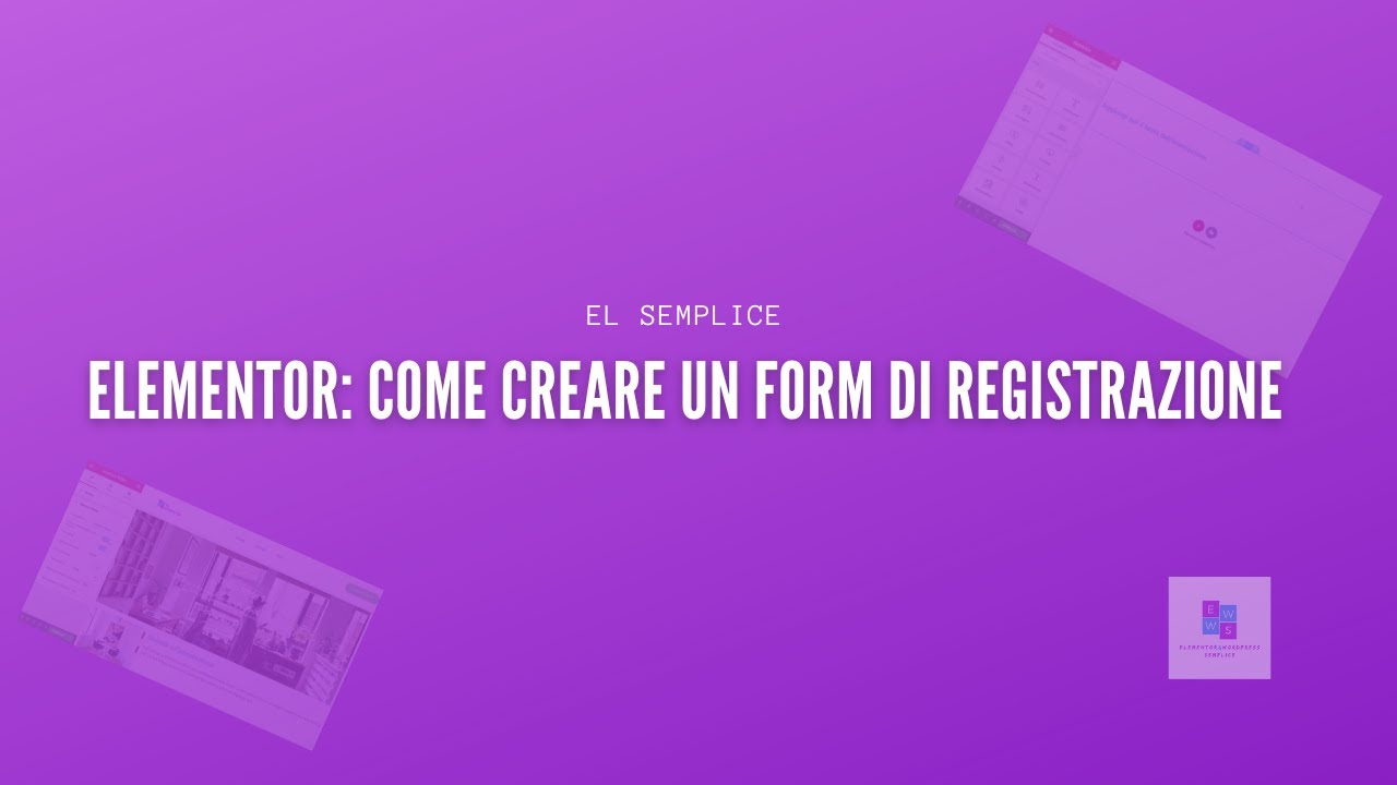 Elementor Come Creare Un Form Di Registrazione YouTube elementor-come-creare-un-form-di-registrazione-youtube