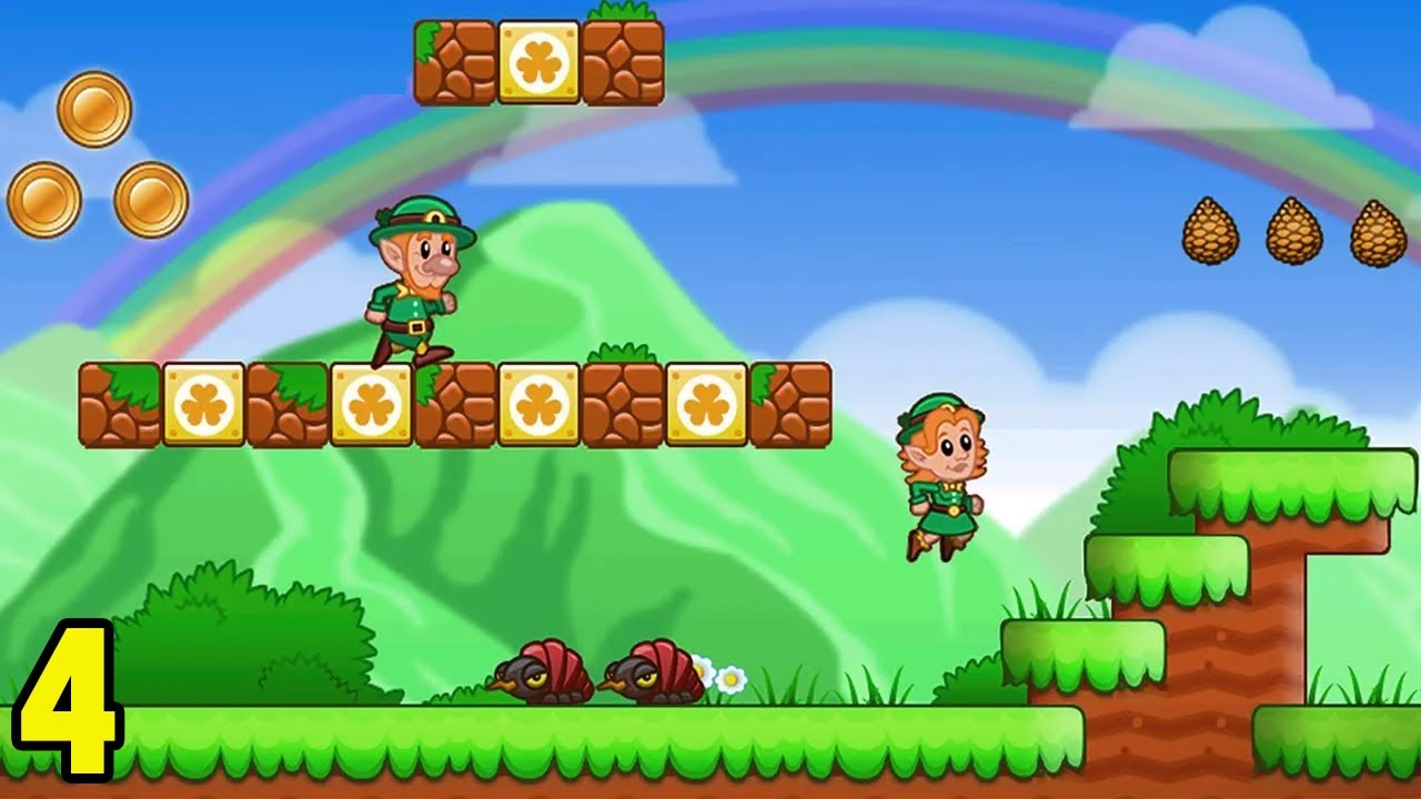 Best Game Like Super Mario Mobile Lep's World Android ios Gameplay Part ...