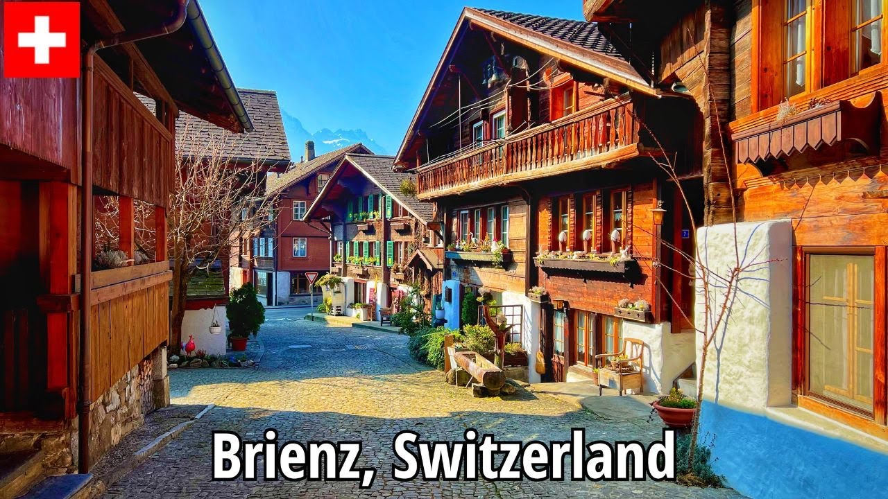 Brienz, Switzerland 4K - The most beautiful Swiss Villages - A Swiss ...