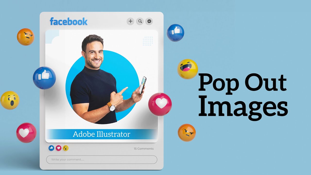 ADOBE ILLUSTRATOR POP OUT IMAGE | KU SAMEY ADOBE ILLUSTRATOR POP OUT ...