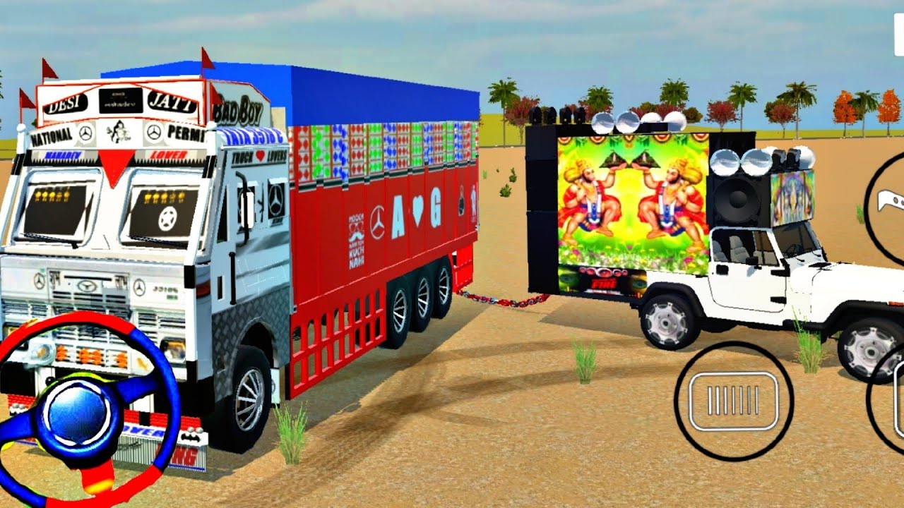 truck / DJ Bolero pickup gadi doller song wala game shiri ram onroad ...