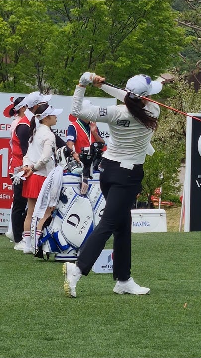 한 샷, 한 샷에 집중 – 김민선의 티샷 #김민선 #골프 #klpga #스윙 #덕신EPC챔피언십 - YouTube
