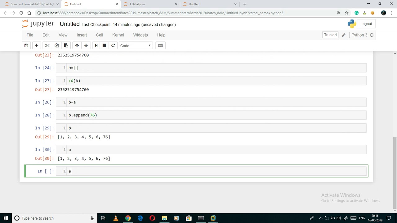 List Function Append Insert Pop Remove Sort Copy Etc Python Youtube