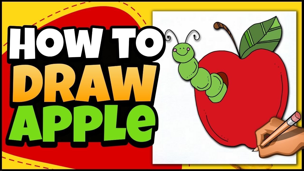 How to Draw an Apple | Back to School | Art for Kids - YouTube