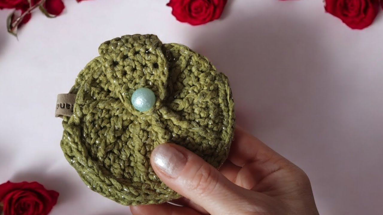 Wie man diesen 3D MUSTER Anhang des Portmonees HÄKELN - YouTube
