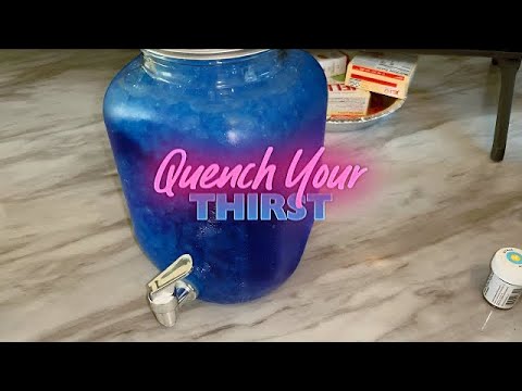 Summertime Drink  At Home| Copy Cat Sonic Ocean Water Drink Recipe