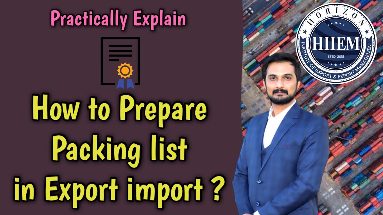 How To Prepare Invoice Cum Packing List In Export Import Business By how-to-prepare-invoice-cum-packing-list-in-export-import-business-by