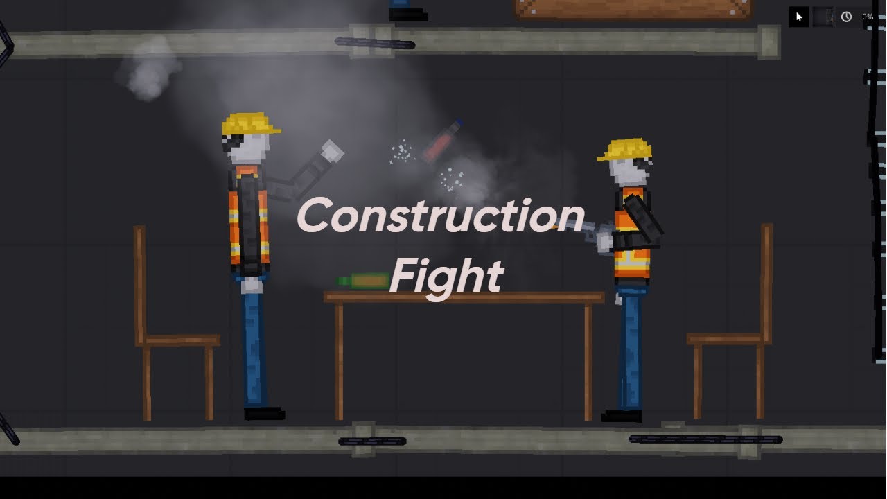 Construction Fight - People Playground - YouTube