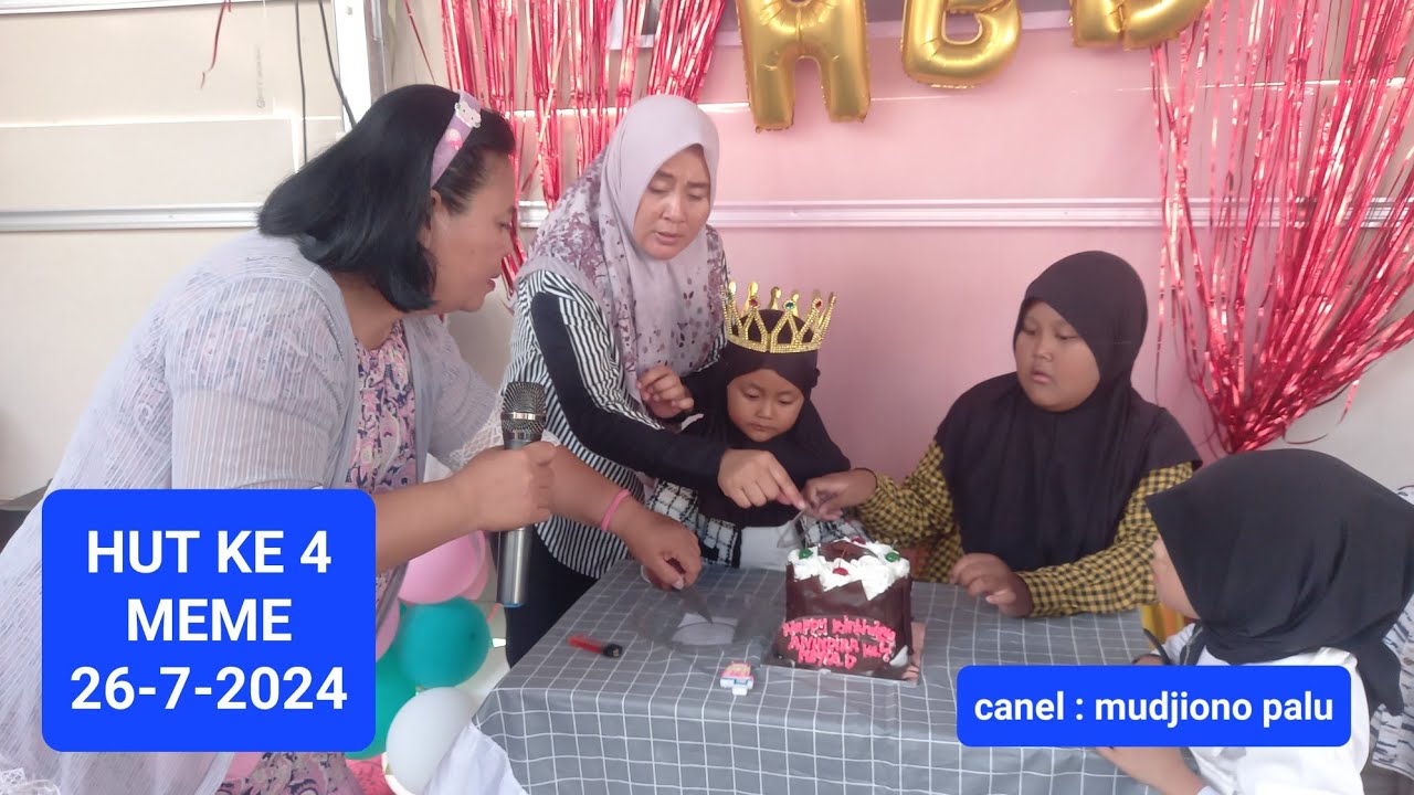 HUT KE 4 ADIK MEME PALU 26-7-2024 - YouTube
