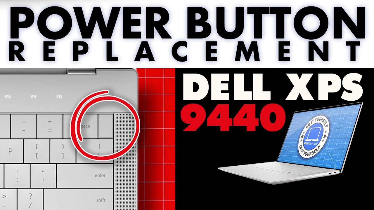 How To Replace Your Power Button | Dell XPS 14 9440 - YouTube