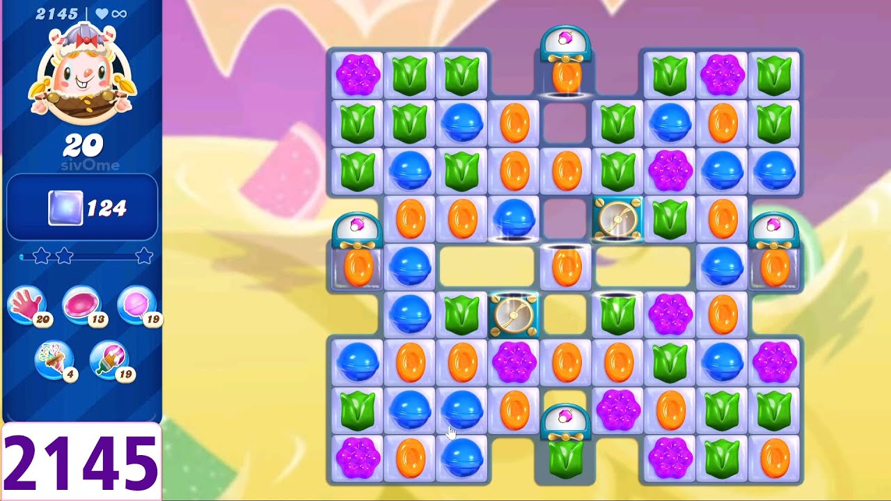 Candy Crush Saga Level 2145 No Booster Full Hd Game Play Youtube