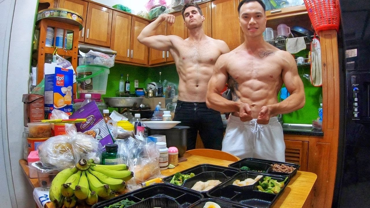 I ATE like a VIETNAMESE BODYBUILDER for the day - YouTube