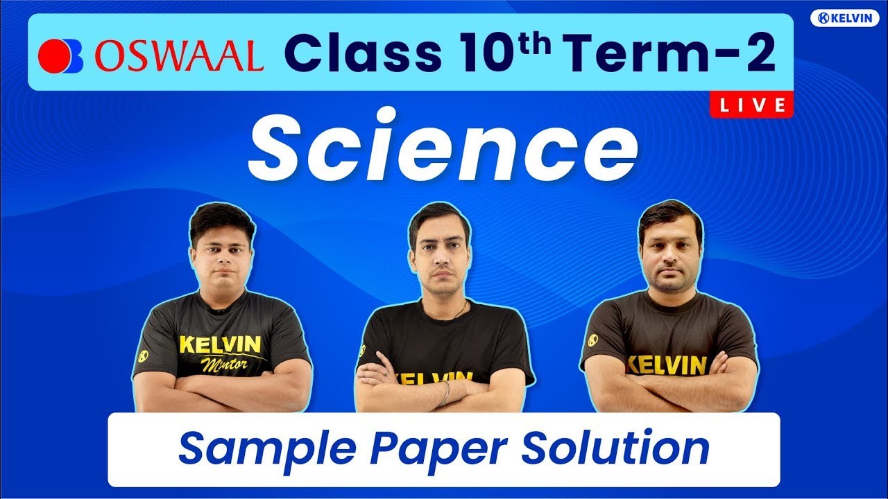 Class 10 Term 2 Science Oswaal Sample Paper Solution - Subjective ...