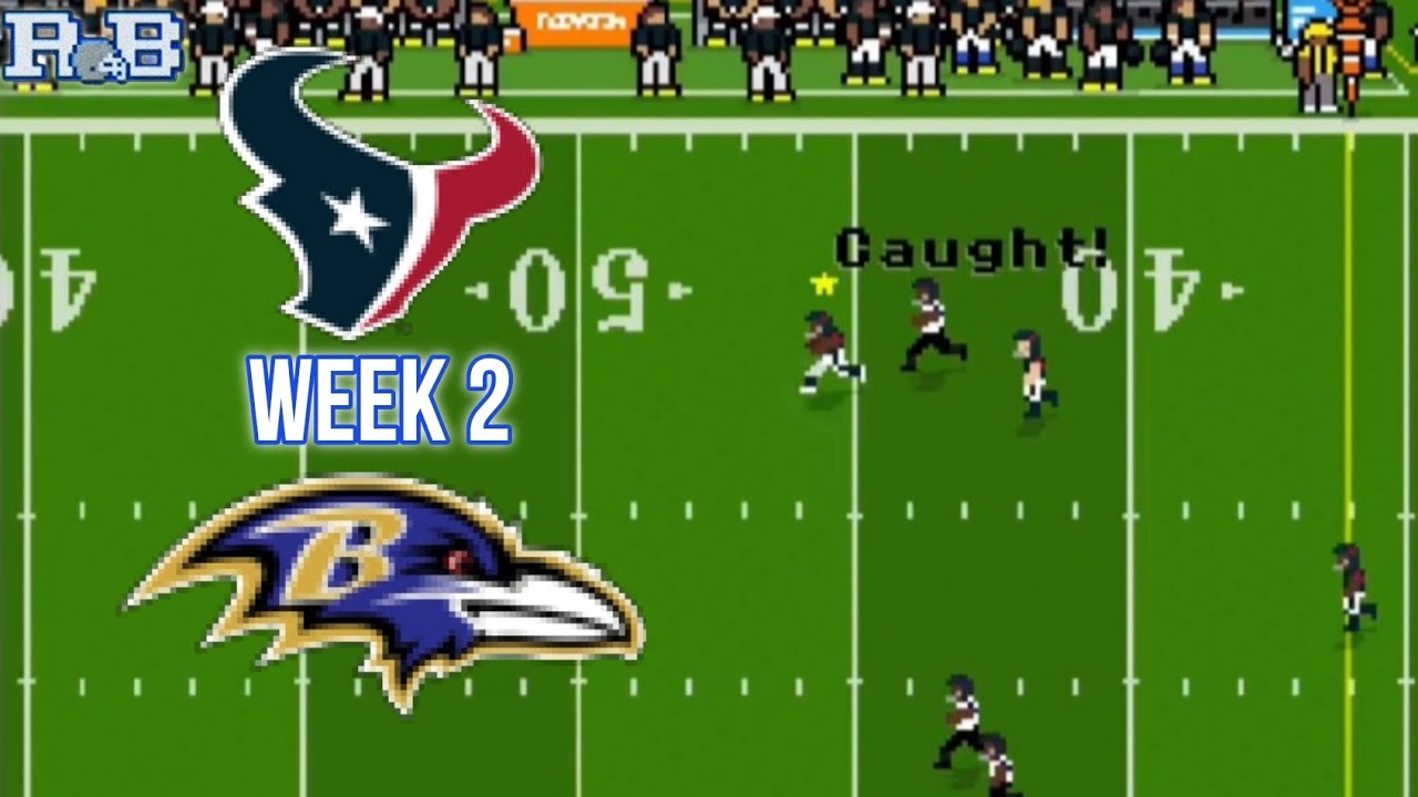 Houston Texans vs Baltimore Ravens Retro Bowl Week 2 | Retro Bowl - YouTube
