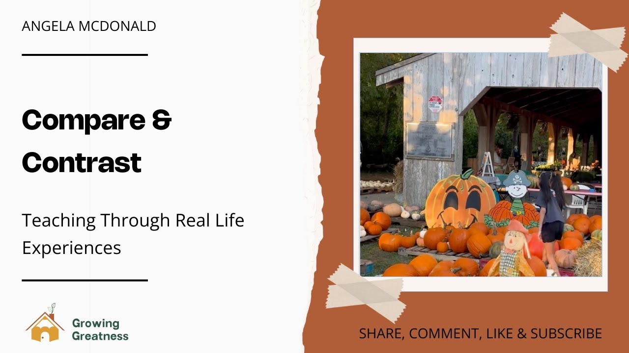 Compare & Contrast: Teaching Through Real Life Experiences - YouTube