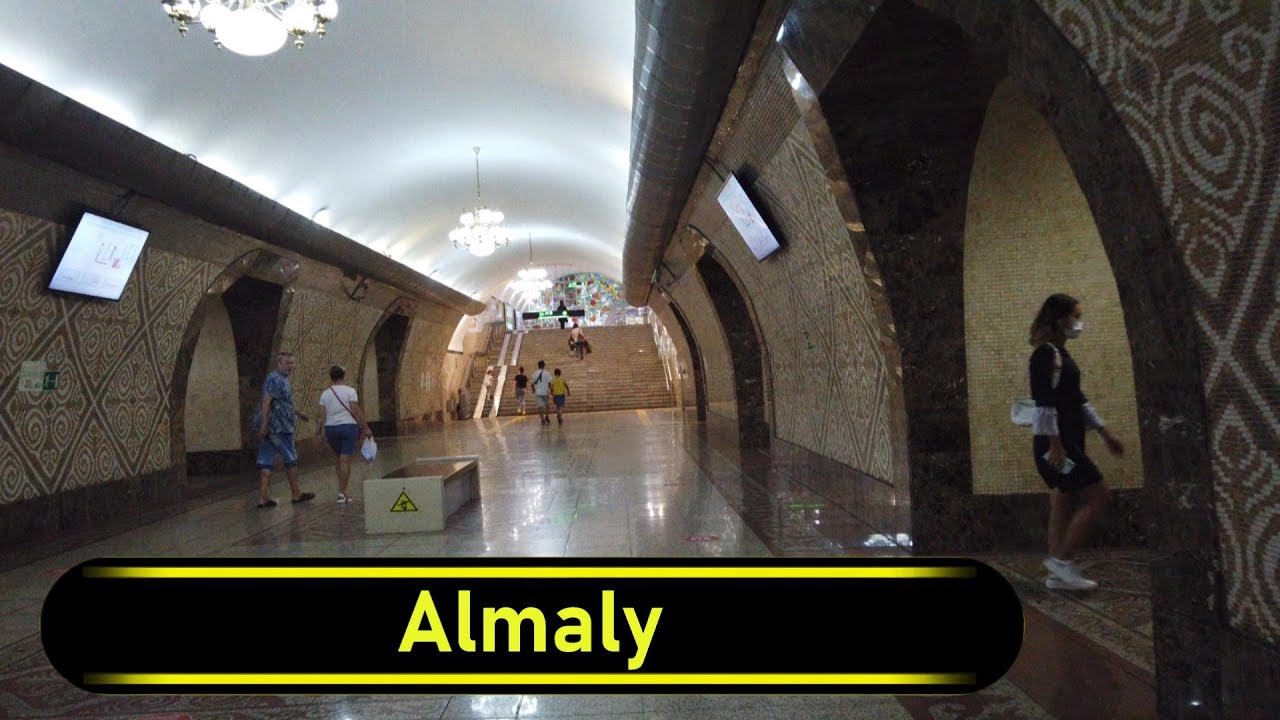 Metro Station Almaly - Almaty 🇰🇿 - Walkthrough 🚶 - YouTube