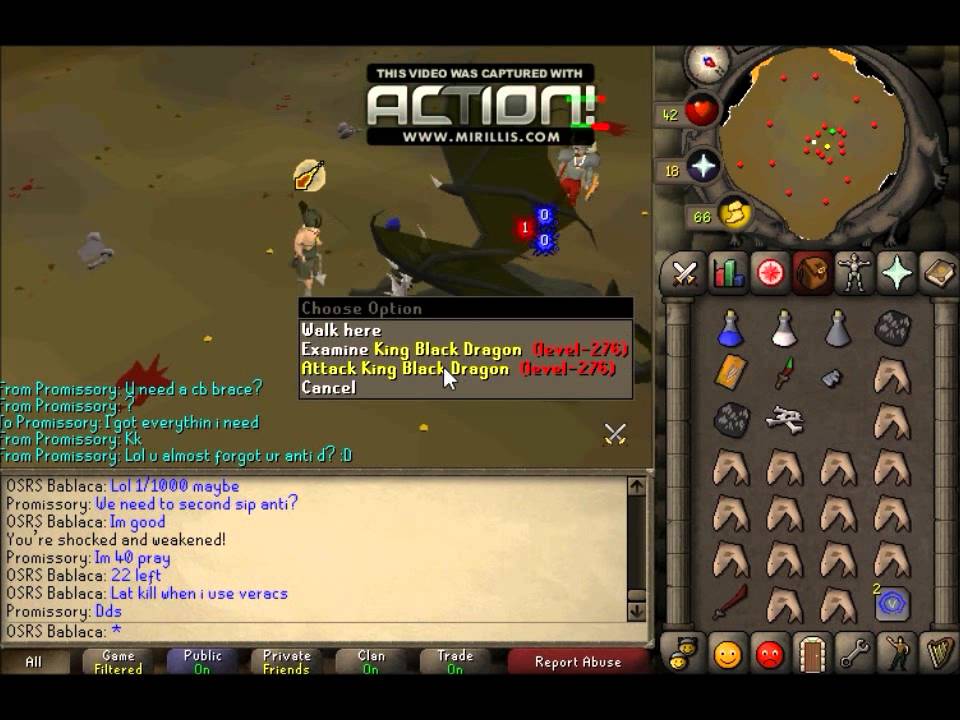 OSRS King black dragon (lvl 276) Duos 1 - YouTube