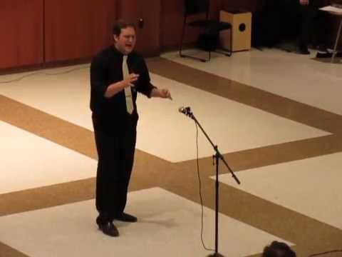 VoPo Soloist Matthew Pantano Performing Ain't No Sunshine - YouTube