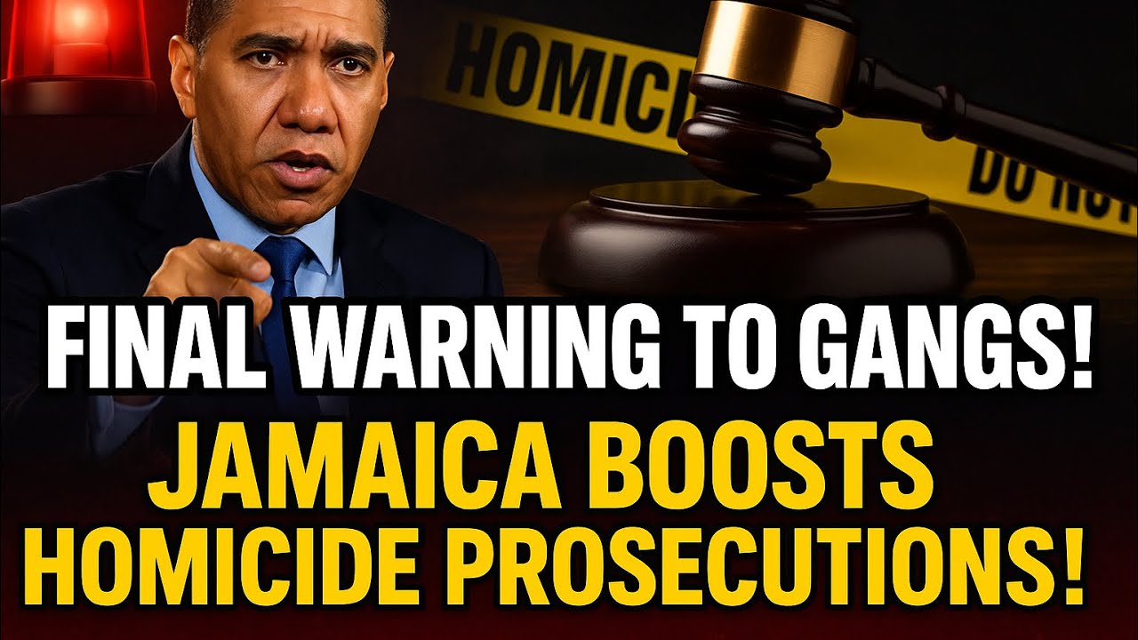 🚨Jamaica’s Historic Move To Increase Prosecution Rate For Homicides ...