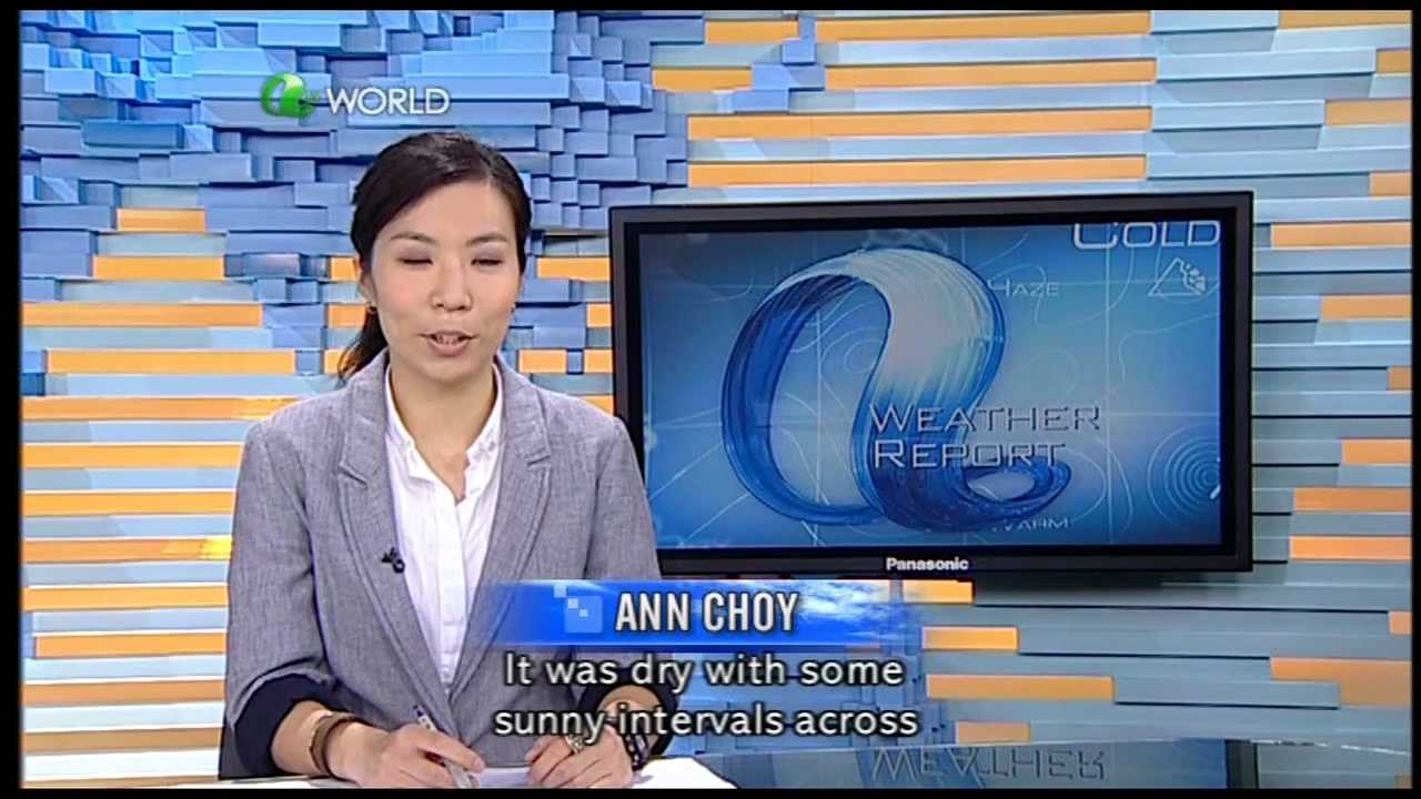 國際台 Ann Choy Weather report 2010-10-25 - YouTube