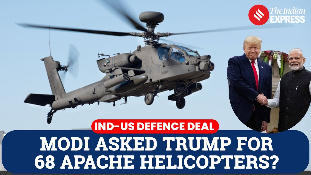 Trump Claims Credit for India’s 68 Apache Deal After Modi Visit - YouTube
