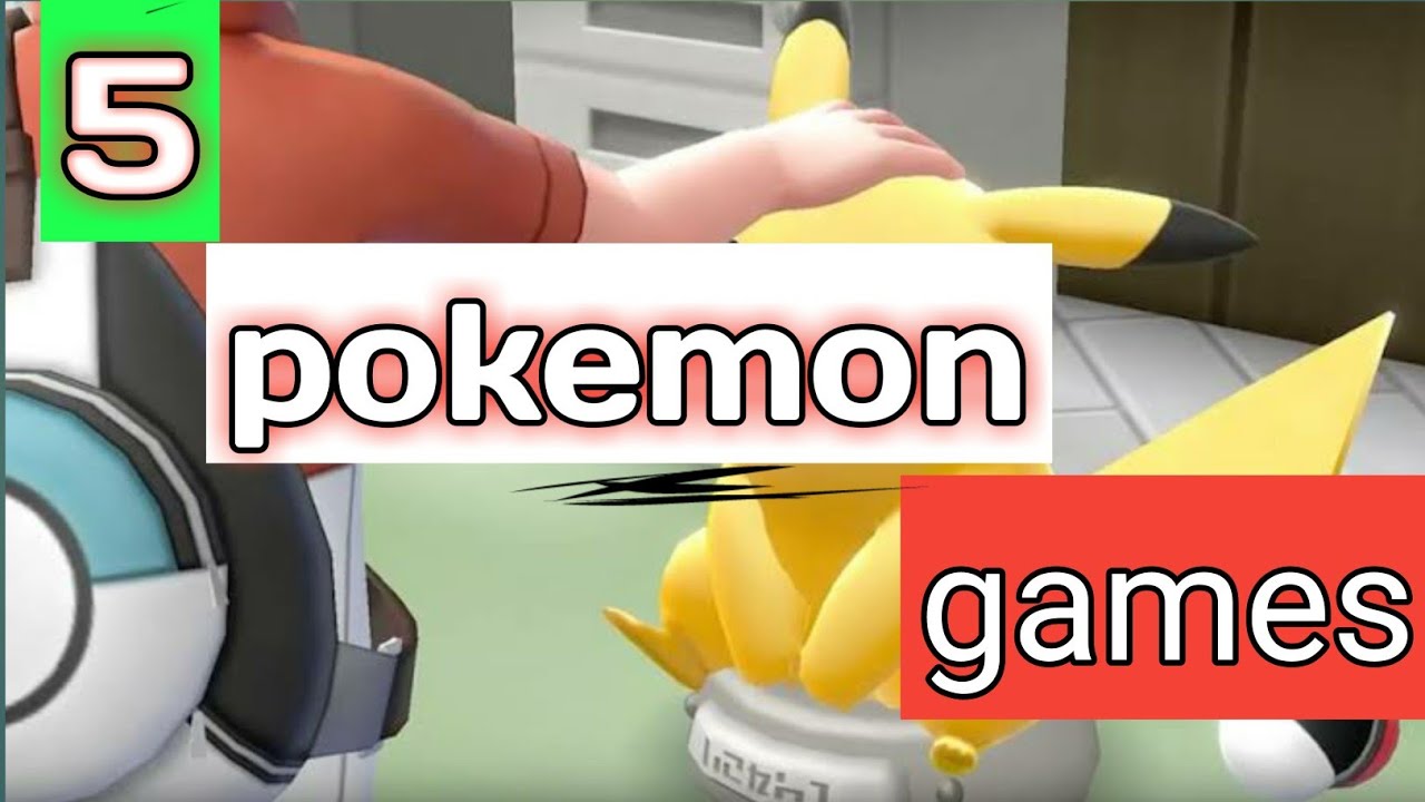 Top 5 pokemon games in PLAY store - YouTube