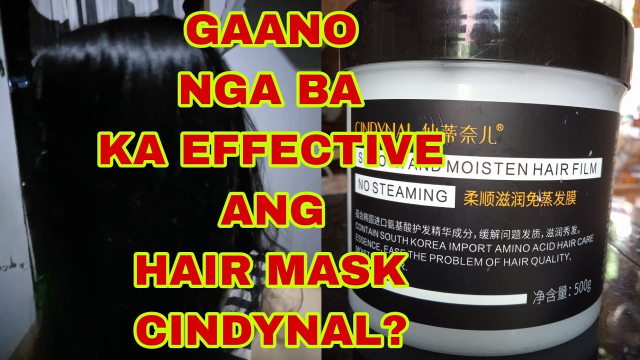 PAANO GAMITIN ANG CINDYNAL HAIR MASK TREATMENT. - YouTube