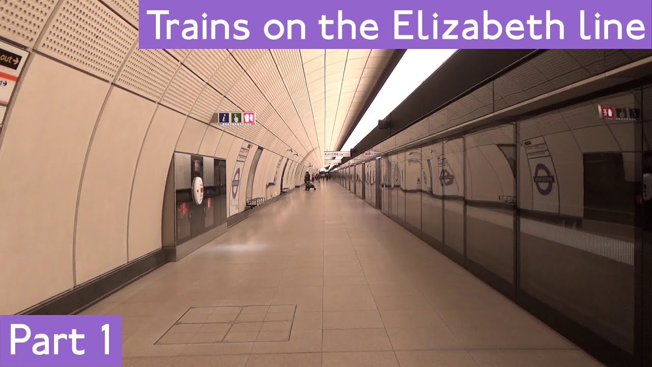 Elizabeth line: trains in the core | Part 1 - YouTube