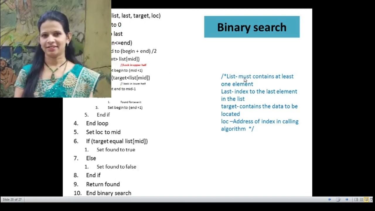 searching in Arrays in Data Structures Part 2 - YouTube