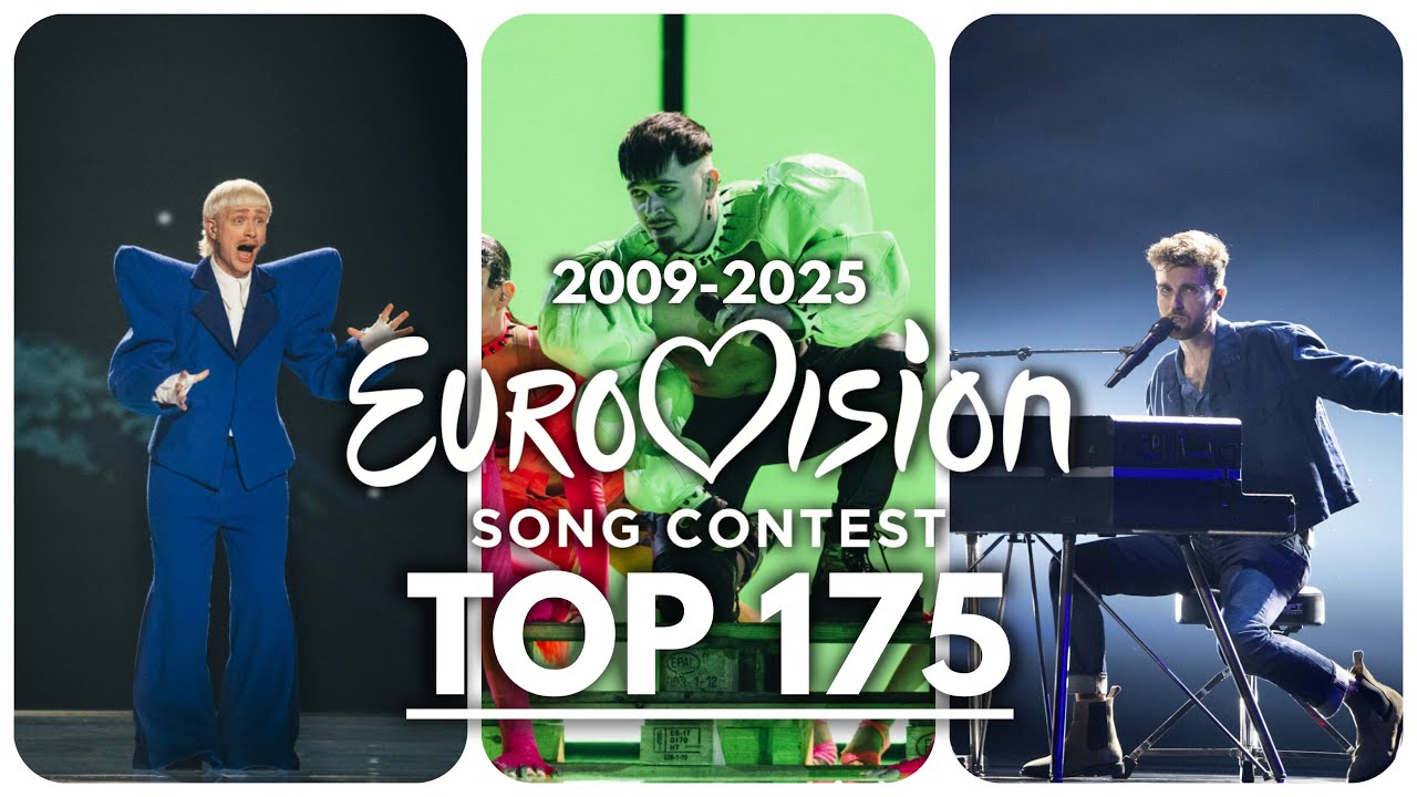 Eurovision Song Contest | My Top 175 Songs | 2009-2025 - YouTube